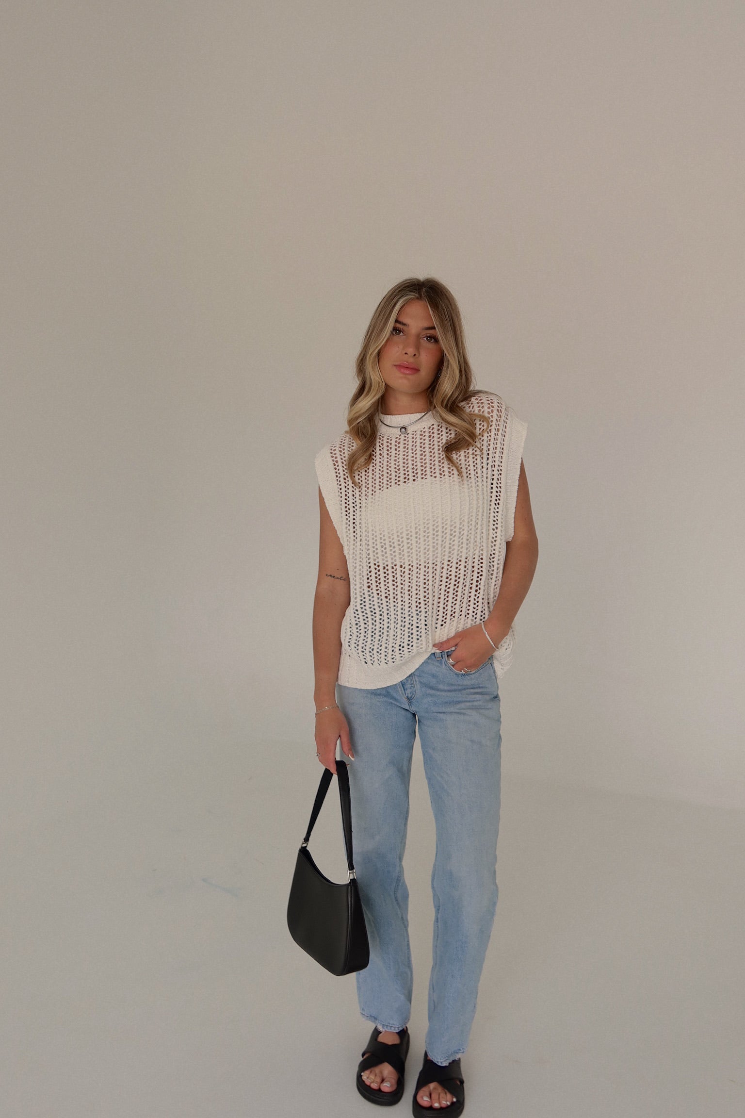 Vickie Loose Fit Sweater Vest – Madida Clothing