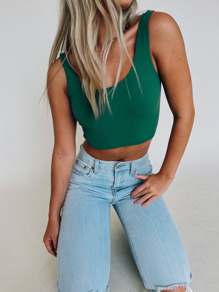 Alaina Green Seamless Tank – Madida Clothing